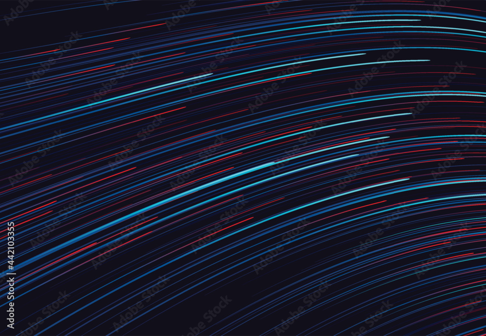 Business graph of growth and falling profits. Speed Lines composed of ...