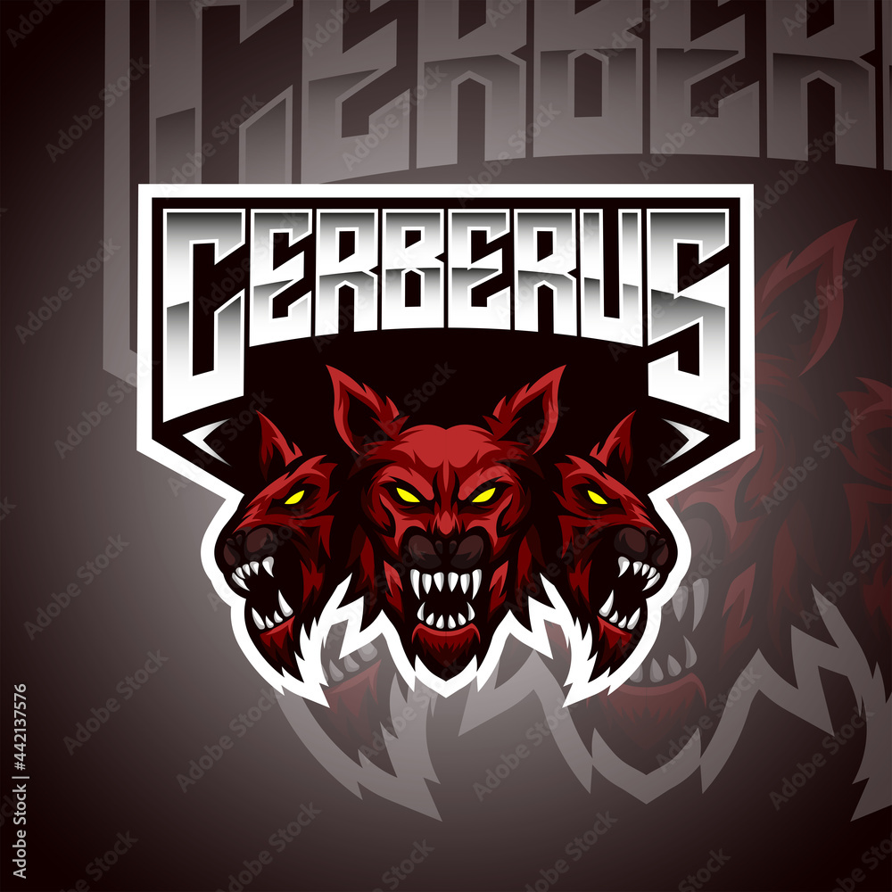 Vector illustration of cerberus Stock Vector | Adobe Stock