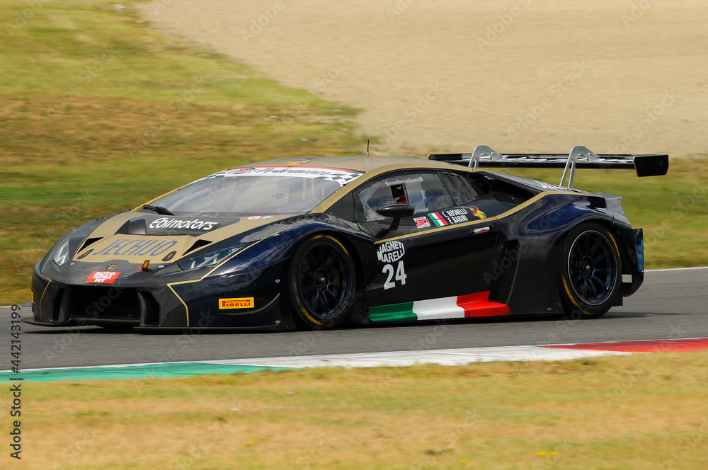 Mugello Circuit, Italy - July 17, 2016: Lamborghini Huracan GT3 - Super ...