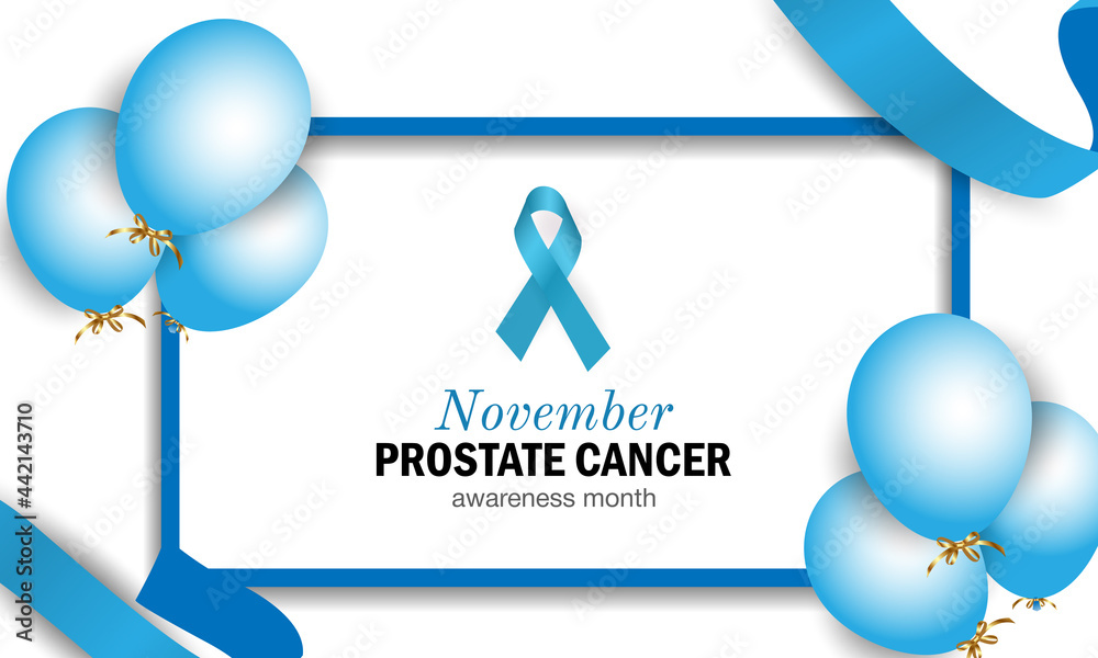 November is Prostate Cancer Awareness Month. Vector illustration with ...