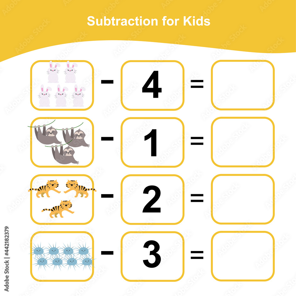 Counting game for preschool children. This worksheet is good for ...
