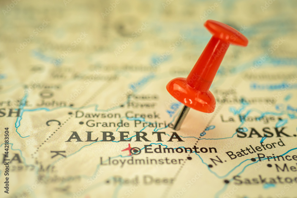 Red Deer Alberta Canada Map