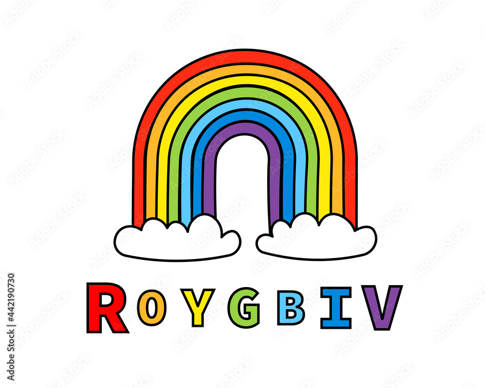Colors Of The Rainbow Roygbiv