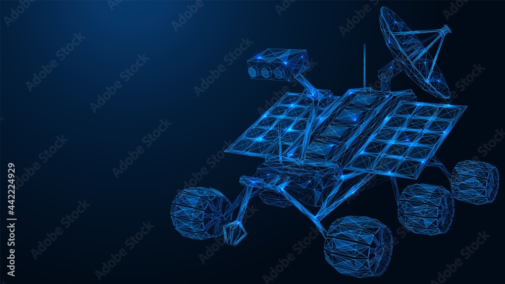 The robot mars rover. An automatic self-propelled vehicle for exploring ...