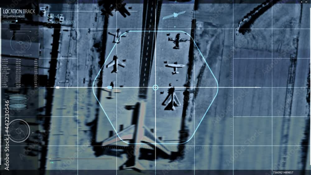 Running Satellite Scan Through Saudi Arabia In Modern Spying Computer ...