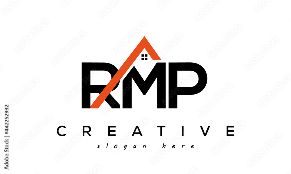 initial RMP letters real estate construction logo vector Stock Vector ...