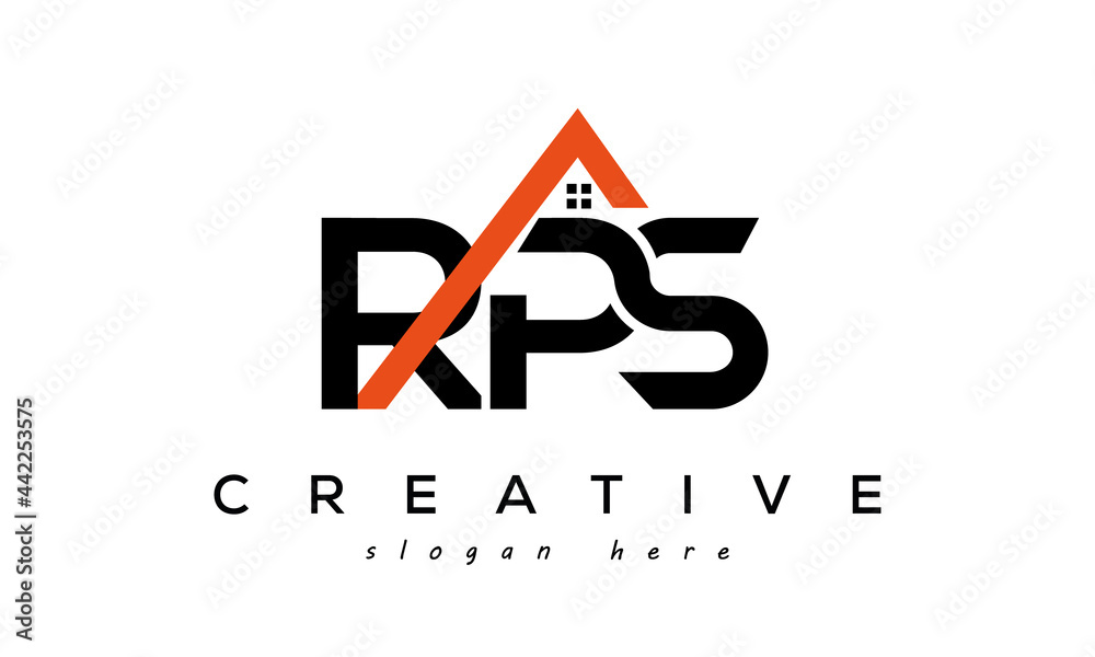 initial RPS letters real estate construction logo vector Stock Vector ...