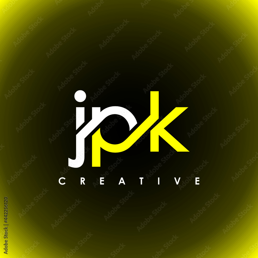 JPK Letter Initial Logo Design Template Vector Illustration Stock ...