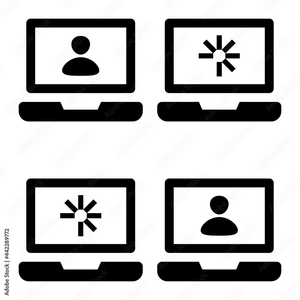 Video Conference is a pack of simple editable icons thematics of Video ...