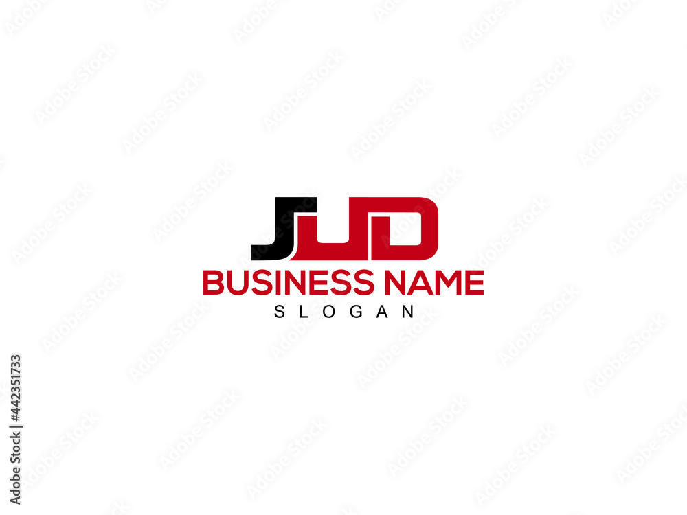 Letter JUD Logo Icon Vector Image Design Stock Vector | Adobe Stock