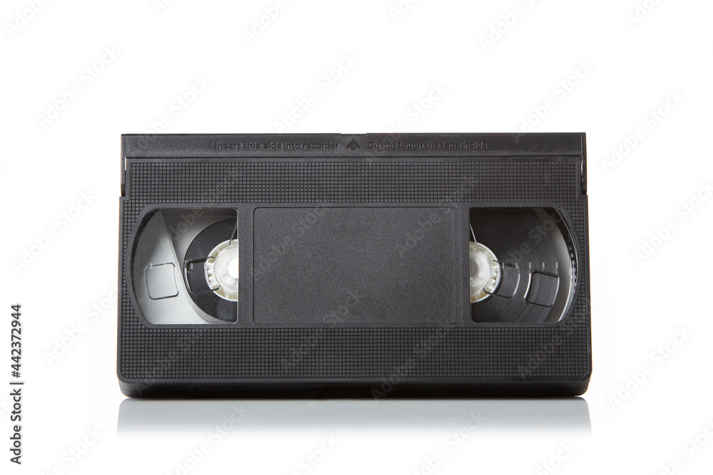 classic VHS video tape isolated on a white background Stock Photo ...