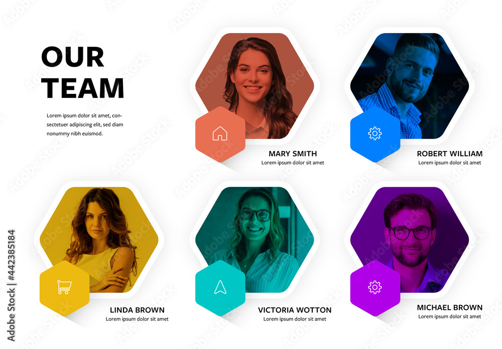 Business Team Position Presentation Stock Template | Adobe Stock