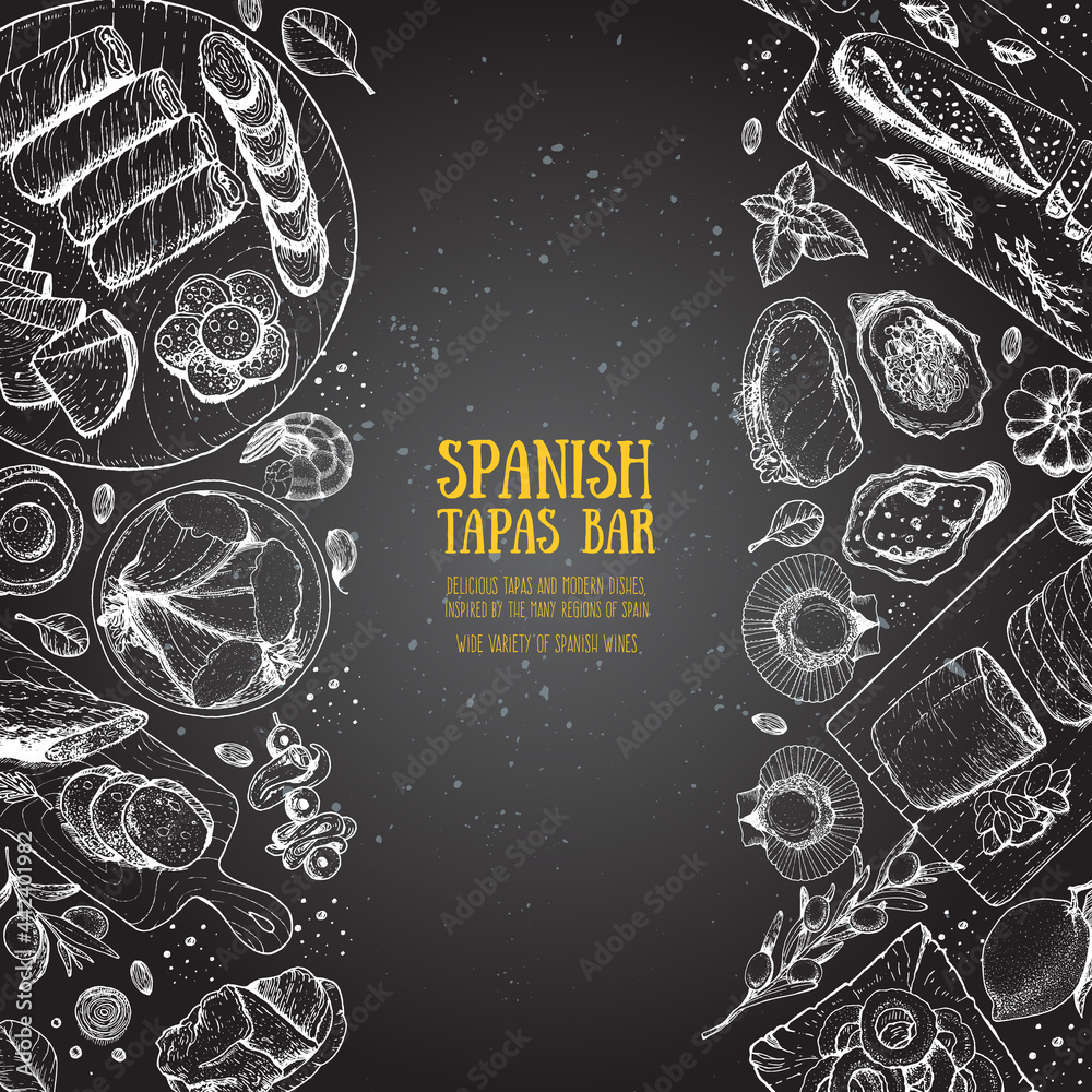 Tapas Menu Design