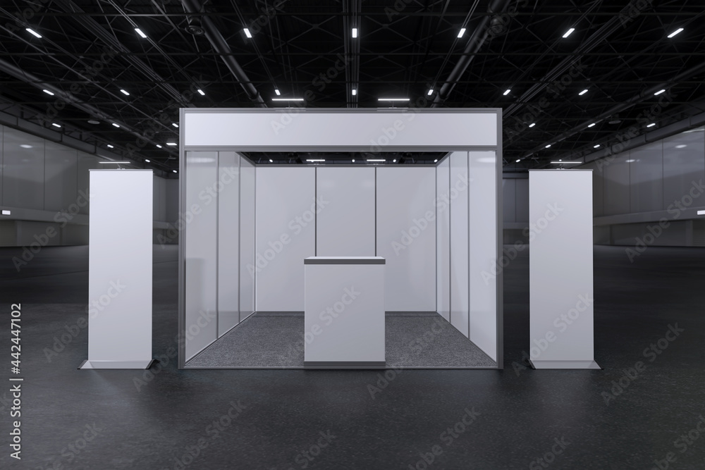 Exhibition standing for mockup and Corporate identity,Display.Empty ...
