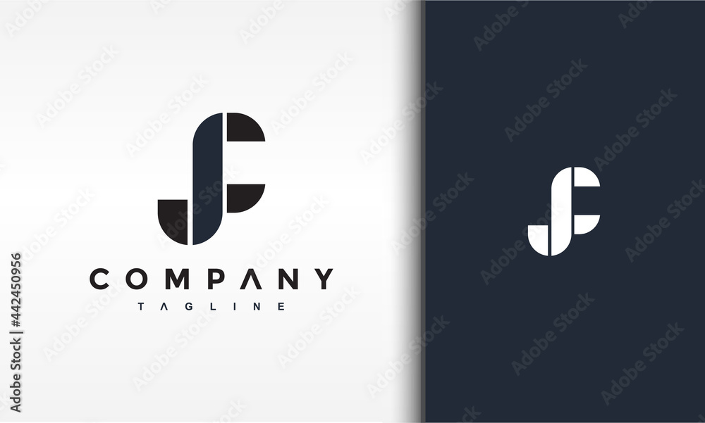 monogram letter JC logo Stock Vector | Adobe Stock