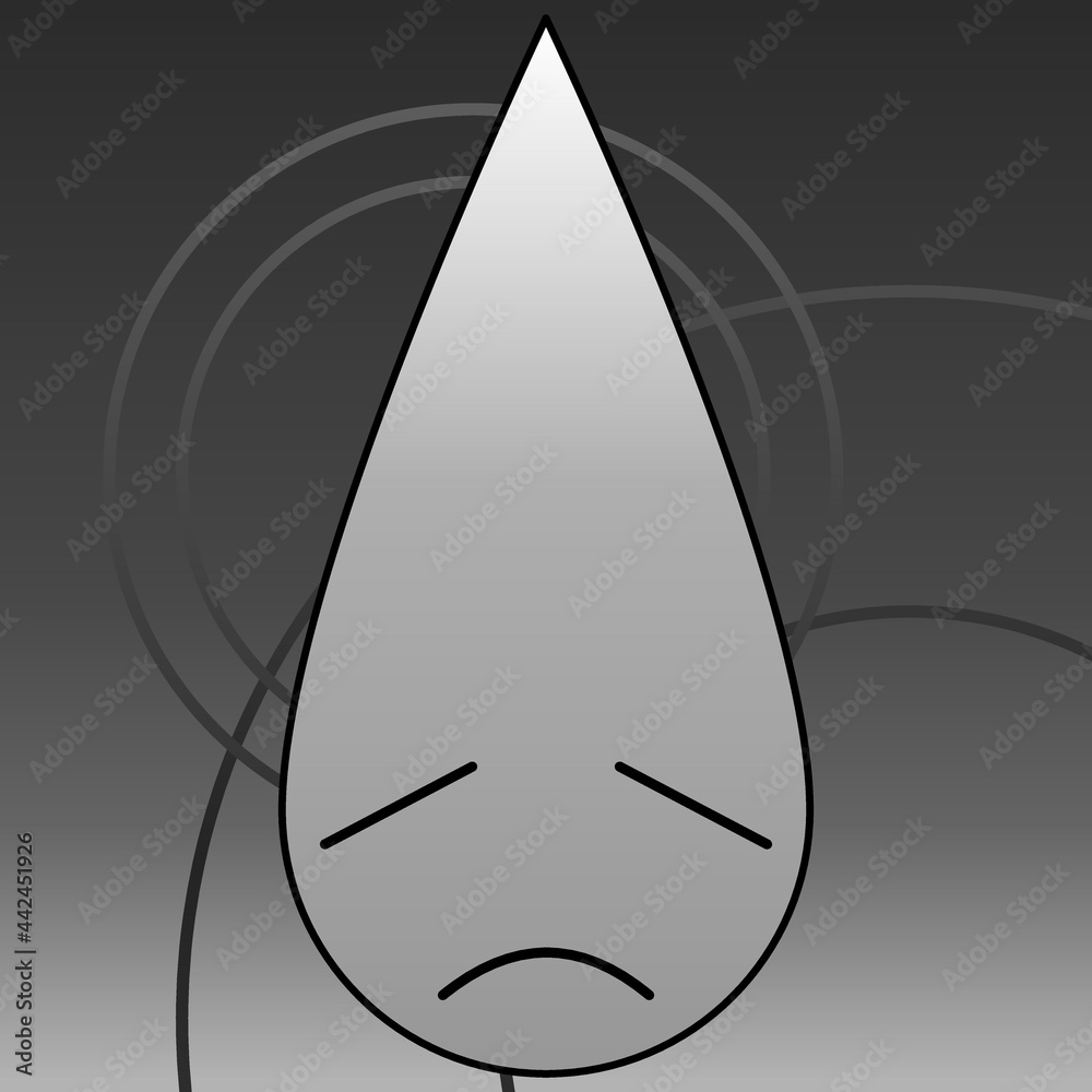 Sad Face In Grayscale With Teardrop 07 Stock Vector Adobe Stock sad-face-in-grayscale-with-teardrop-07-stock-vector-adobe-stock