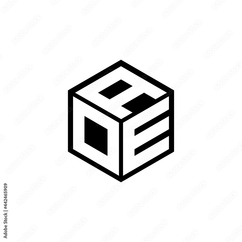 DEA letter logo design with white background in illustrator, vector ...