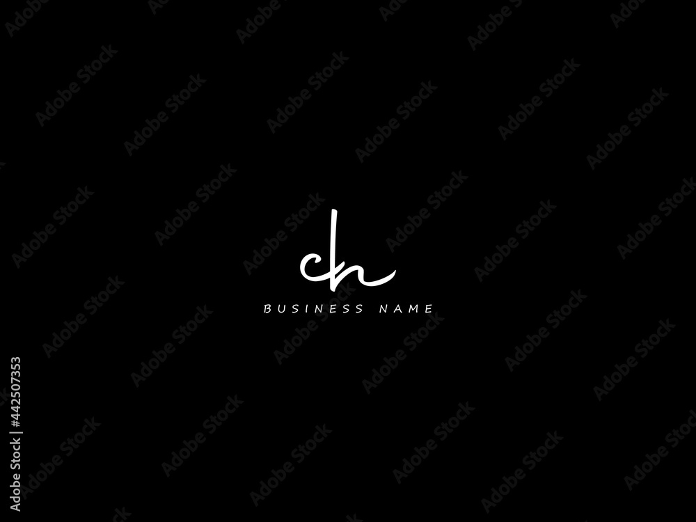 Letter CH Logo, signature ch logo icon vector for your business Stock ...