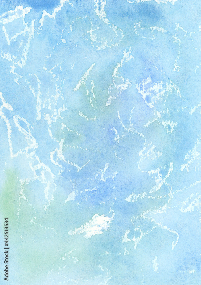 watercolor waves backgrounds clipart, Ocean image, Sea clipart, summer ...