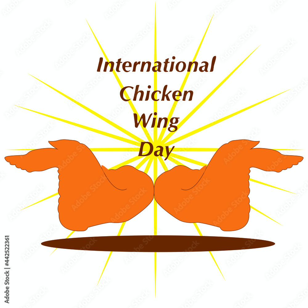 National Fried Chicken Day vector illustration. Suitable for poster ...