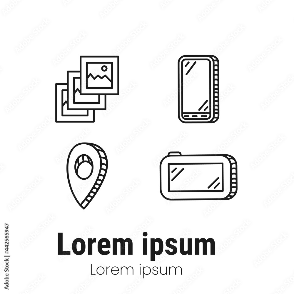 Graphic Elements For Theme Computer Science Symbols Made In Vector graphic-elements-for-theme-computer-science-symbols-made-in-vector