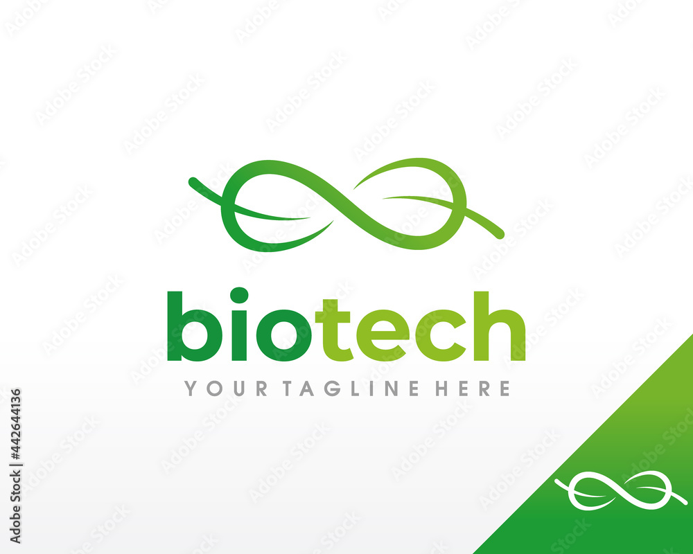 Green Tech Logo. Bio Technology Logo Design Vector Stock Vector | Adobe ...