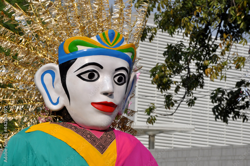Ondel-ondel the traditional giant puppet from Jakarta - Indonesia Stock ...