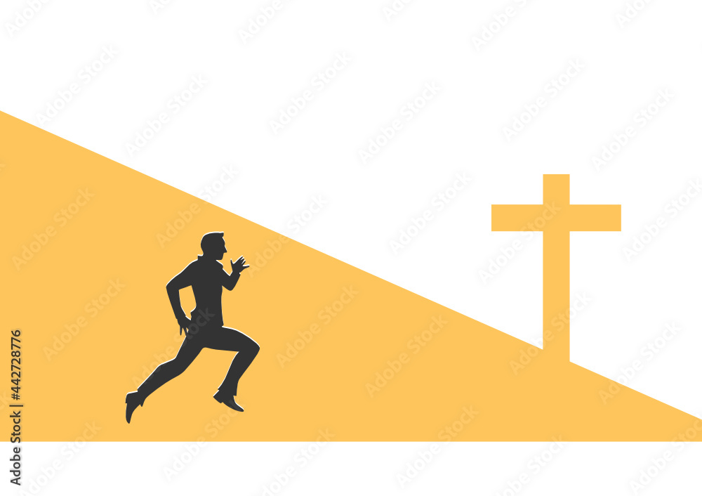 Cartoon crosses and nature drawings Is a vector image or illustration ...