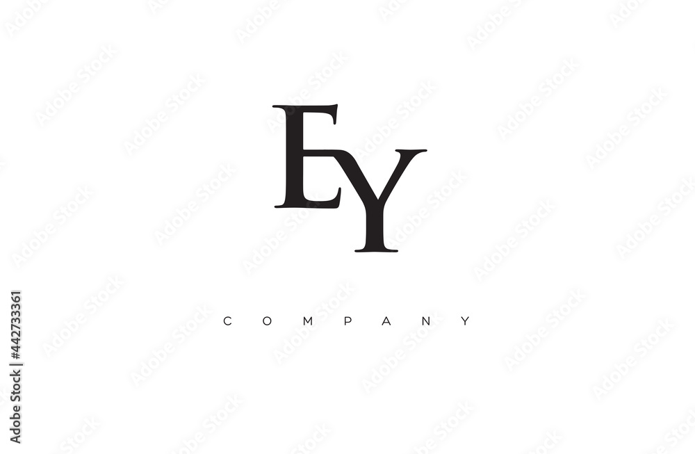 initial EY logo design vector Stock Vector | Adobe Stock