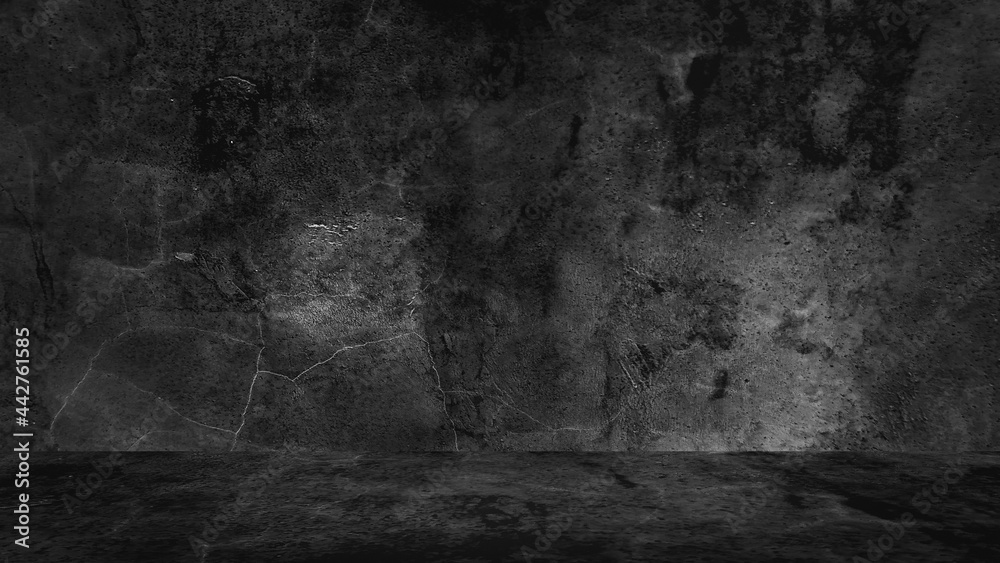 Old black background. Grunge texture. Dark wallpaper. Blackboard ...