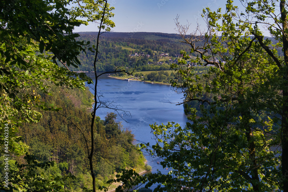 Bleilochtalsperre Stock Photo | Adobe Stock