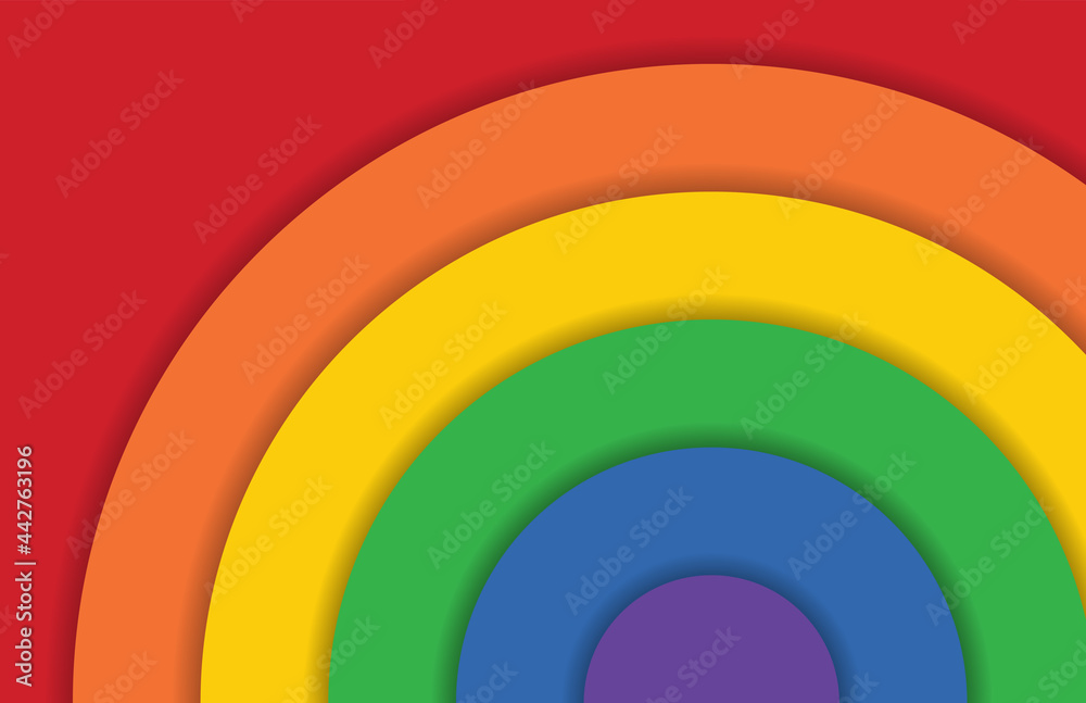 LGBT Rainbow Flag Colors Stock Illustration | Adobe Stock
