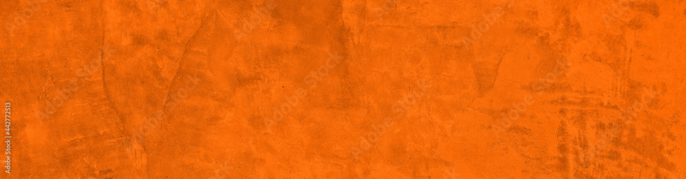 Orange polished concrete floor building design Stock Photo | Adobe Stock