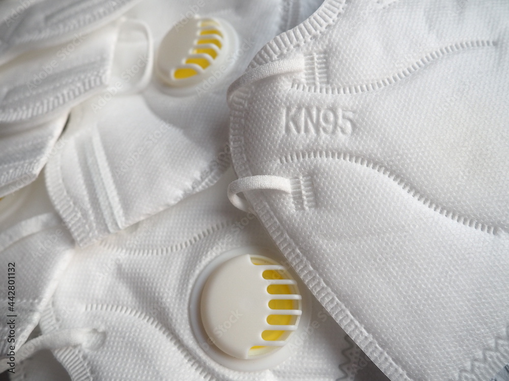 KN95 masks. Respirator, practical personal protective equipment ...