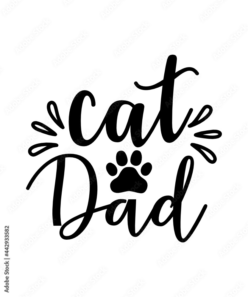 Vetor de Funny Cat SVG Bundle, Cat SVG, Kitten SVG, Cat lady svg, crazy ...