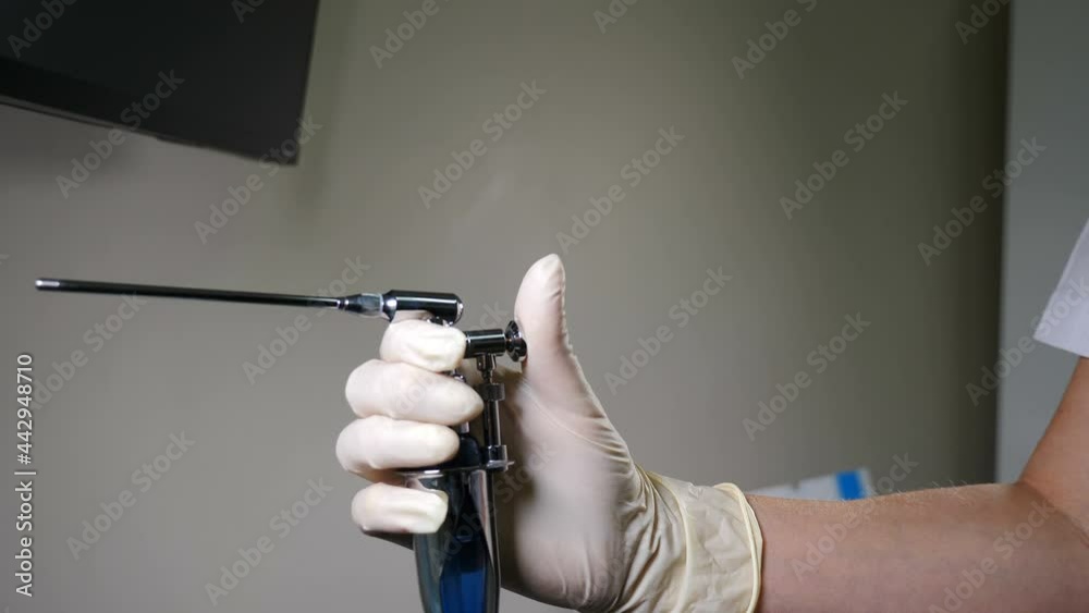 Endoscopic Examination Of patients. Pharynx And Larynx ...