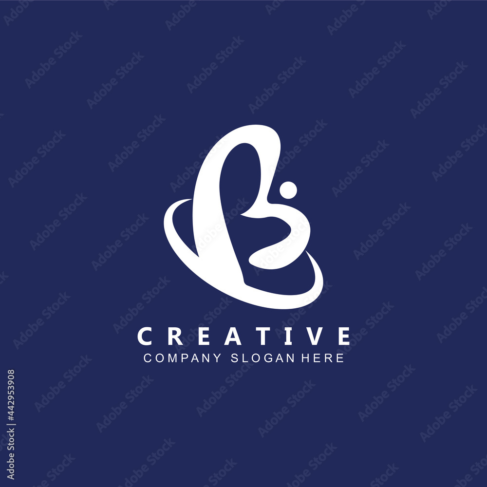 premium logo vector symbol letter B Stock Vector | Adobe Stock