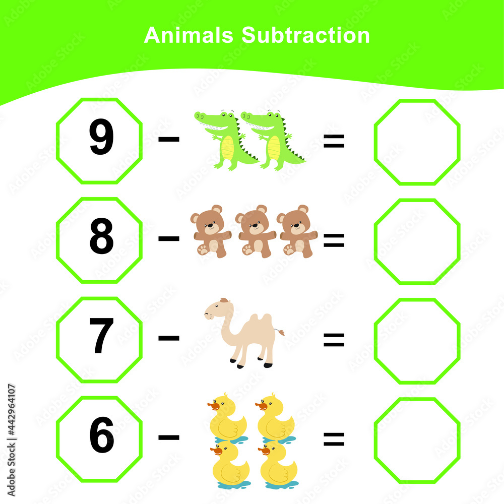 Counting game for preschool children. This worksheet is good for ...
