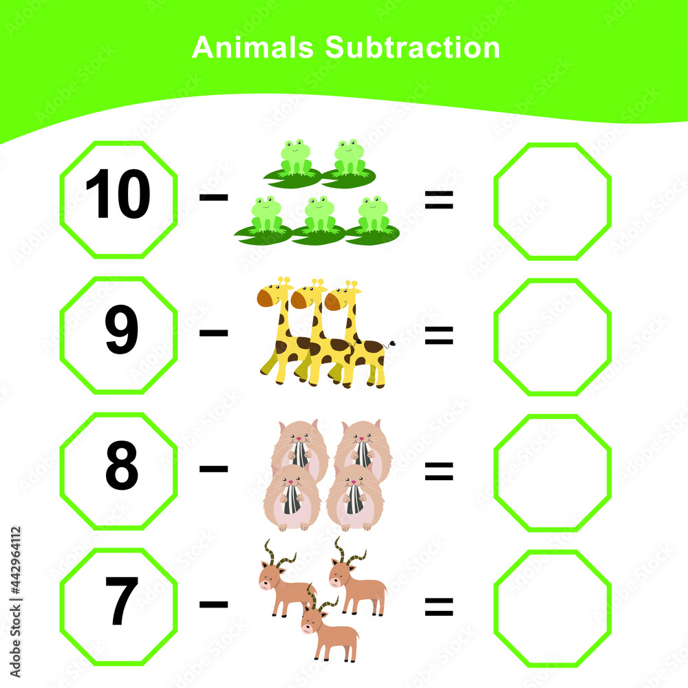 Counting game for preschool children. This worksheet is good for ...