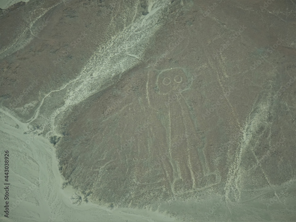 [Peru] The Astronaut or The Giant geoglyph, Lines and Geoglyphs of ...