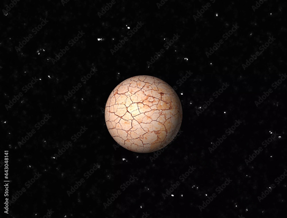 Sky with twinkling or blinking stars motion background. A deserted ...