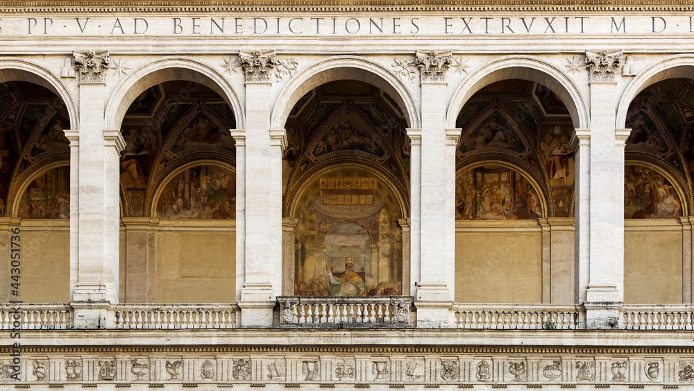 The Benediction Loggia of St. John Lateran (Loggia delle Benedizioni ...