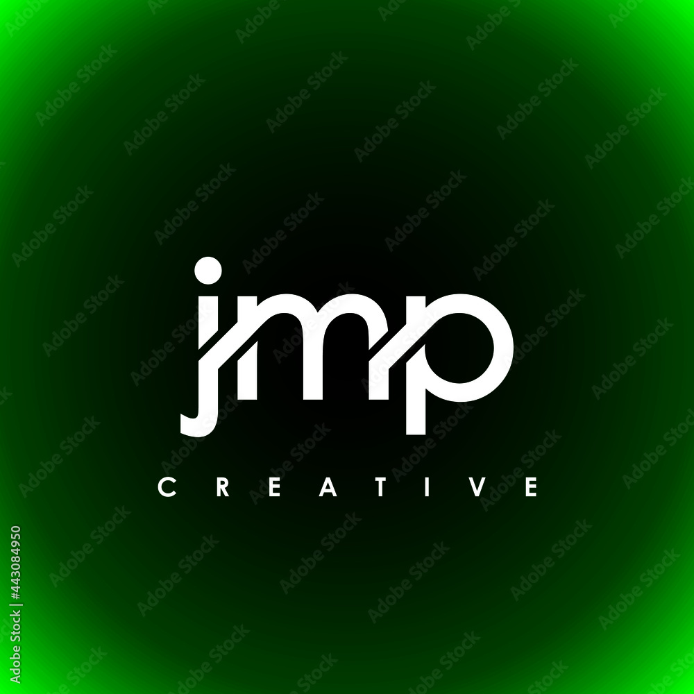JMP Letter Initial Logo Design Template Vector Illustration Stock ...