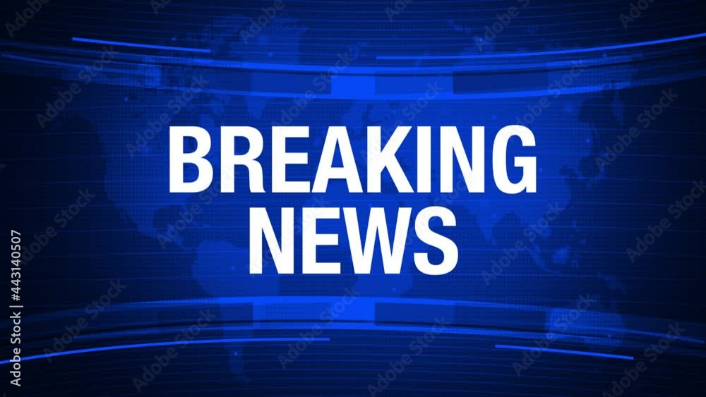 Modern Breaking News Concept Backdrop 4K Animation. Latest Abstract ...