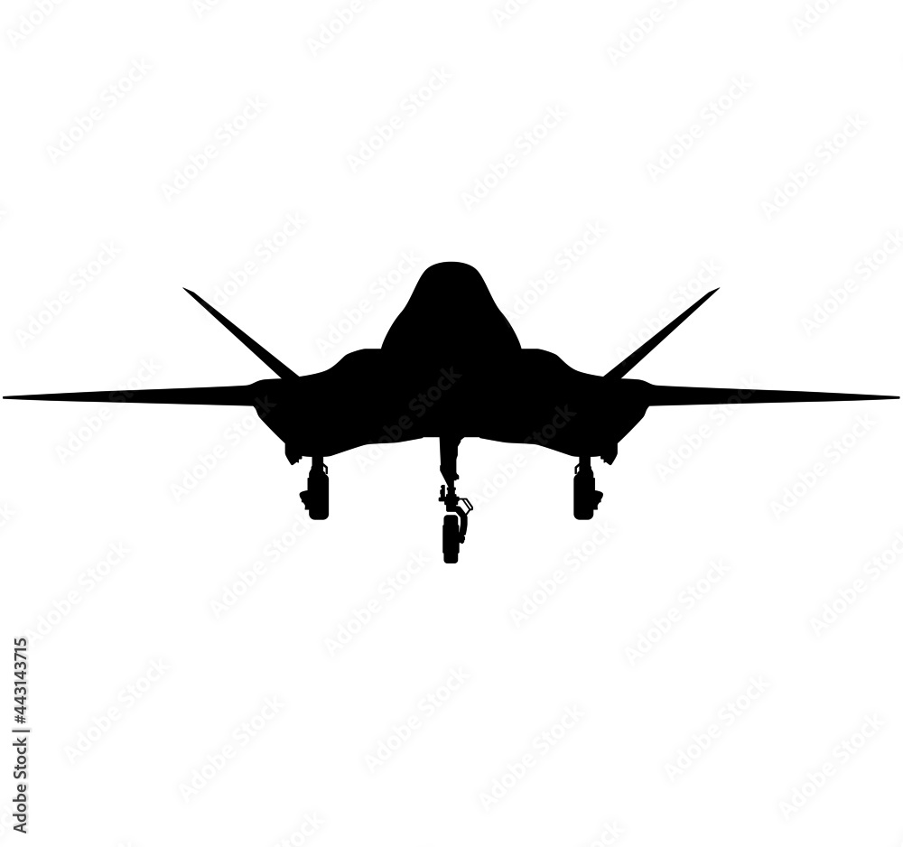 USAF US Air Force army military stealth multirole combat aircraft YF-23 ...