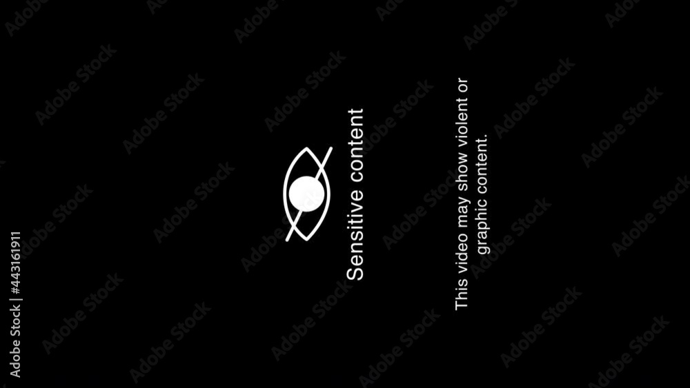 Vertical Screen Sensitive Content Censorship with Text on Black ...