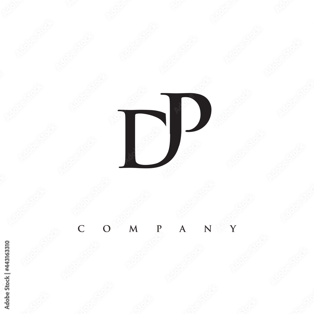 Initial DP logo design vector Stock Vector | Adobe Stock