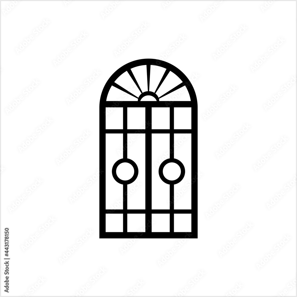 Window Icon, Wall Opening In Home For Sound, Light, Air Ventilation ...