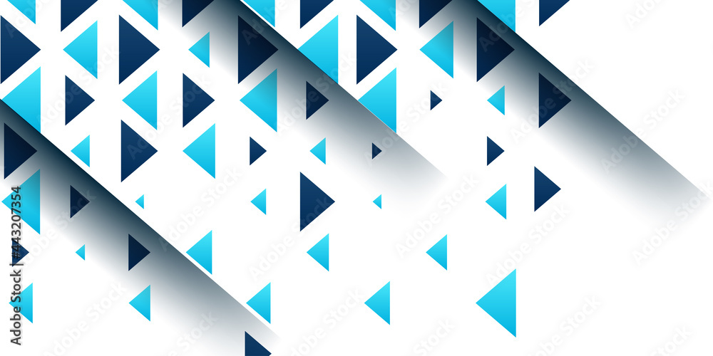 Modern simple blue white abstract presentation background with ...