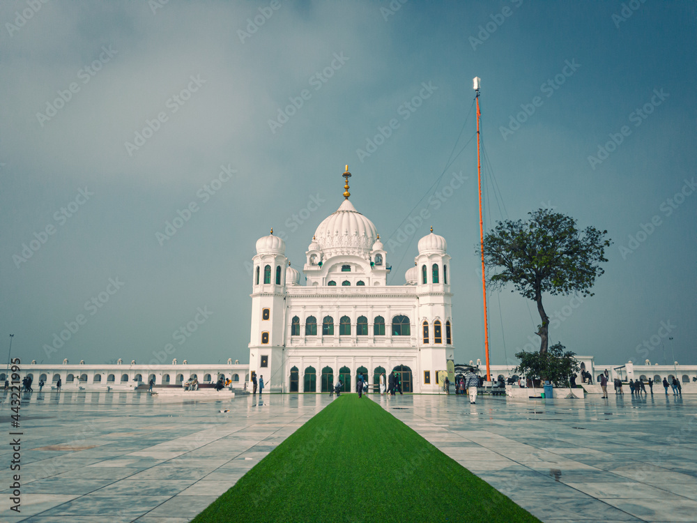 Gurdwara Sri Darbar Sahib, Kartarpur - February, 14, 2021: Narowal ...